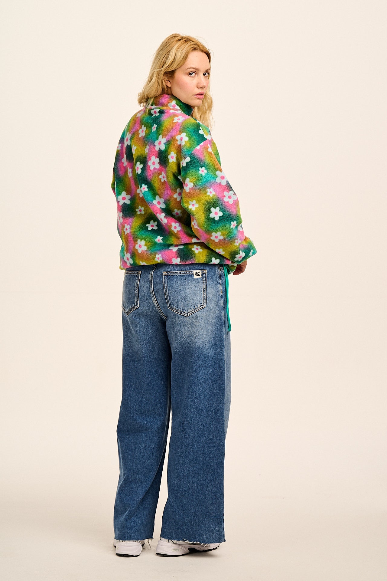 Stevie - Soft Polar Fleece in Tie Dye Daisy Lu – Lucy & Yak US